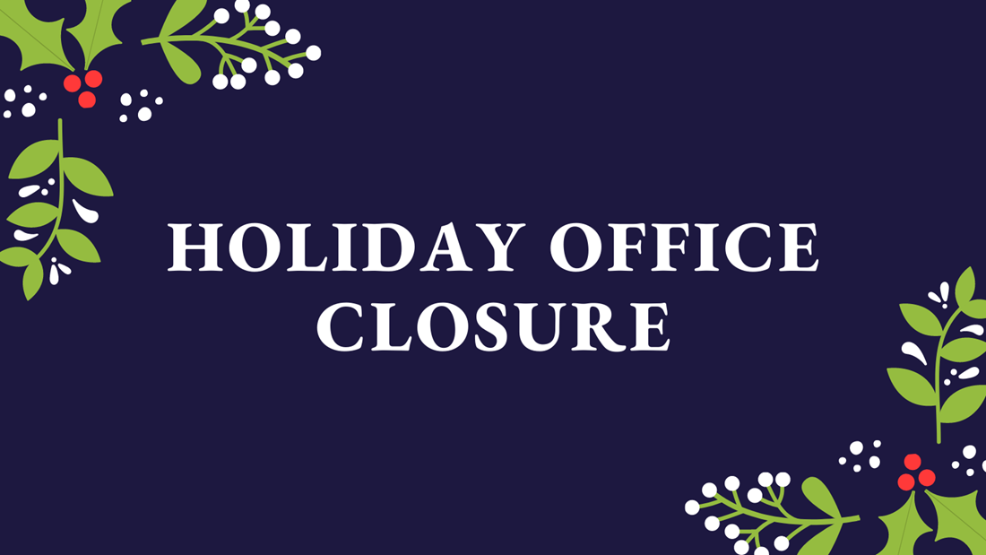 Holiday office closure - Municipality of Bluewater