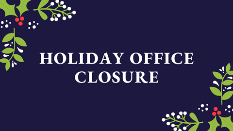 Holiday office closure - Municipality of Bluewater